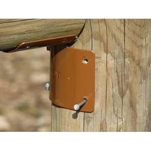 Amazon.com: Ram Tough Round Post Fence Brackets 25 ct: Home Improvement