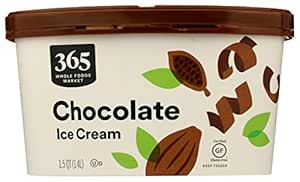 365 by Whole Foods Market, Frozen Ice Cream, Chocolate, 48 Ounce ...