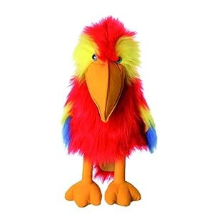 The Puppet Company - Large Birds - Scarlet Macaw Hand Puppet: Amazon.co ...