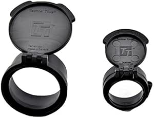 Amazon.com: Tenebraex Tactical Tough 50mm Scope Cover Kit - Includes Objective and Eyepiece Flip ...