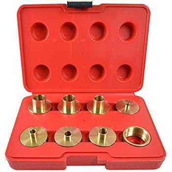 Big Horn 19604 Brass Router Bushing Set, 9-Piece - Power Router ...
