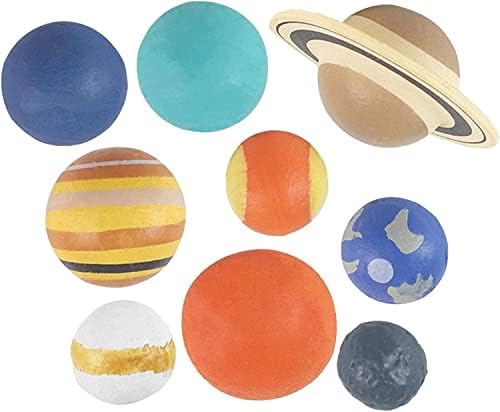 9pcs Solar System Planet Model, Solar System Ball Astronomy Model ...