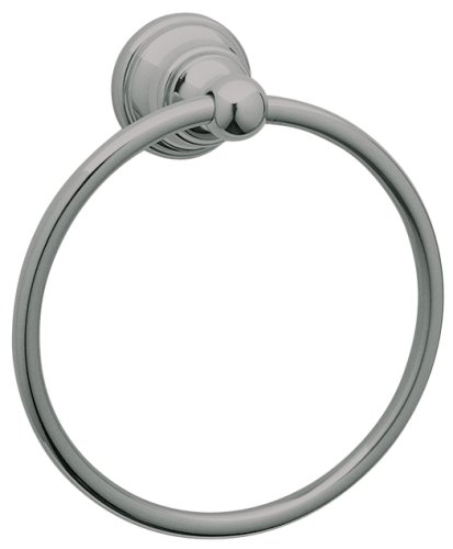 Baldwin 3504.150 Edgewater Towel Ring, Satin Nickel: Amazon.co.uk: DIY ...