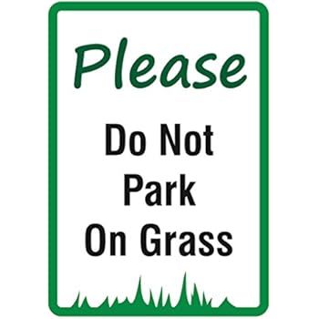 Amazon.com : Keep Off Grass Signs - Do Not Walk on Lawn Sign : Office ...