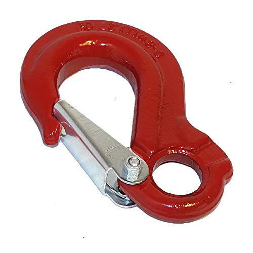 Ranger WLL 1.2 Tons G80 Eye Hoist Sling Hook with Clevis Safety Latch ...