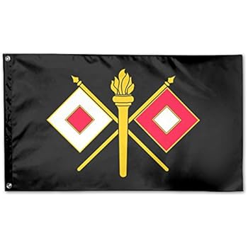 Amazon.com : US Army Signal Corps Logo Garden Flag 3 X 5 Flag For House ...