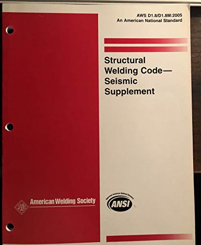 D1.8/D1.8M:2016 STRUCTURAL WELDING CODE-SEISMIC SUPPLEMENT: American ...