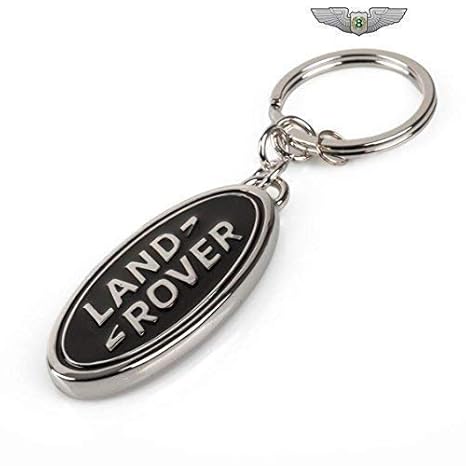 Land Rover New Genuine Oval Badge Keyring Key Ring (Black) 51LDKR981BKA ...