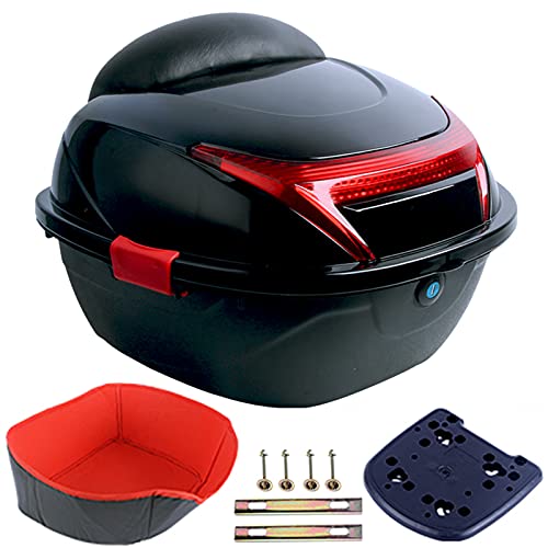 Motorcycle Top Box , Helmet Luggage Storage Top Case, Moped/Scooter ...
