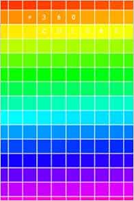 #360 colors: hexadecimal swatch book | 4" x 6": hex color chart ...