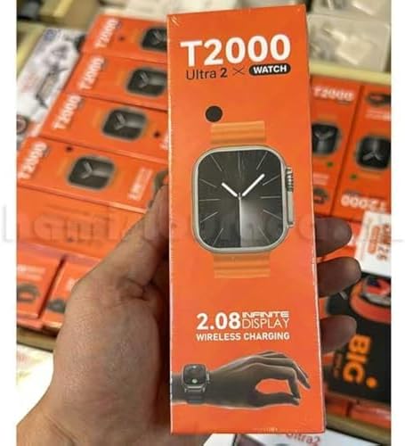 سعر Smart Watch t2000 Ultra Display Screen 2.08-49mm Bluetooth Wireless ...
