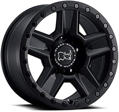 Amazon.com: Black Rhino 17" Inch 5x127 Wheel Rim Raze 17x10-44mm Black ...