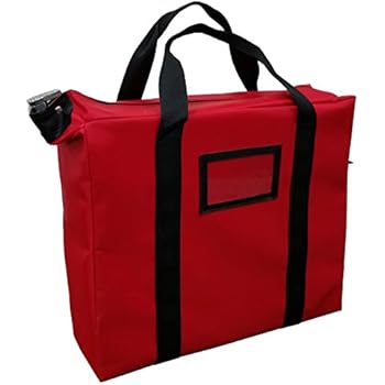 Amazon.com : Locking Document HIPAA Bag 16 x 20 with Handles (Red ...
