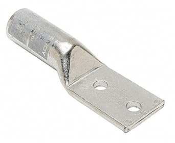 BURNDY 1000 kcmil Two-Hole Lug Compression Connector, Straight Barrel ...