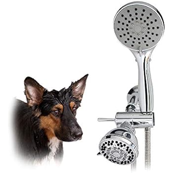 Amazon.com: SmarterFresh Pet Shower Sprayer Set, Complete Pet Wash Hand ...