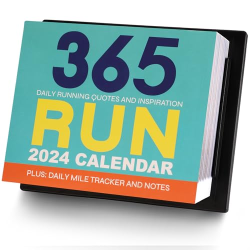2024 Desk Calendar - Motivational Calendar, Running Gear, Daily ...