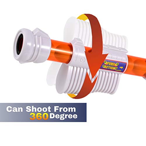 GamePath 2 pcs Power Popper Gun Dual Battle Pack Foam Ball Play Guns ...