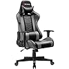 Devoko Ergonomic Gaming Chair Racing Style Adjustable Height High Back ...