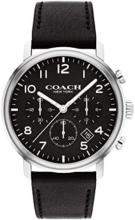 Coach Men's Harrison Watch, 42Mm, Black Dial - 14602539 price in Saudi ...