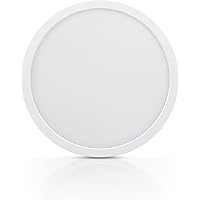 TALOYA 10 Inch LED Flush Mount Ceiling Light Fixture White, 5-in-1 CCT ...