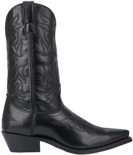 Laredo Mens Laredo Hawk Snip Toe Dress Boots Mid Calf - Black, Black, 9 ...