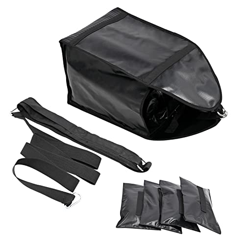 NAIZEA Adjustable Weight Sled Trainer, Sandbag Sled Trainer Resistance ...