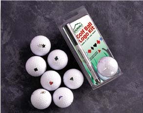 Amazon.com : Golf Ball Marking Logo Kit Mark It Like The Pros NEW ...