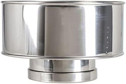 Convesa 5" Anti-Wind Cowl Twin Wall Insulated Flue Pipe Multifuel ...