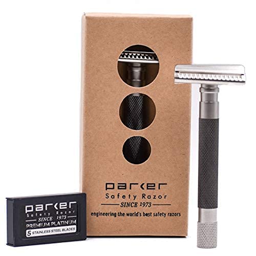 Parker Safety Razor, Semi Slant Safety Razor and 5 Parker Premium ...