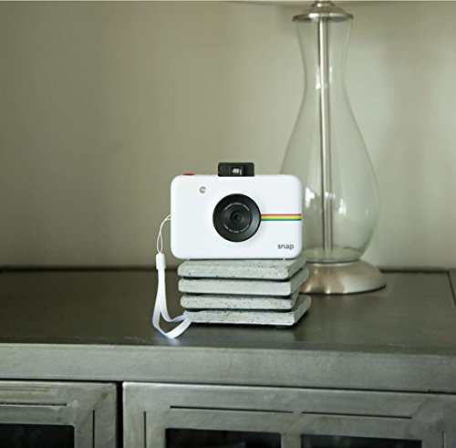 Zink Polaroid Snap Instant Digital Camera (White) with ZINK Zero Ink ...