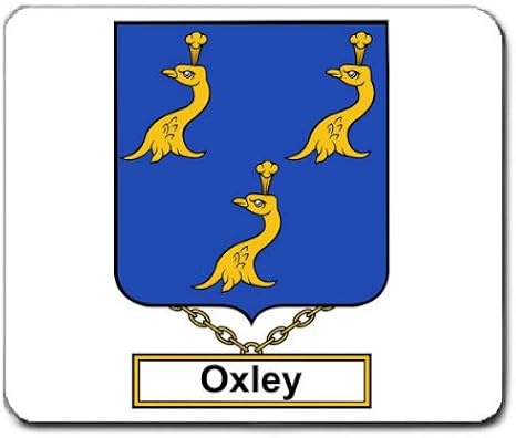 Amazon.com : Oxley Family Crest Coat of Arms Mouse Pad : Clothing