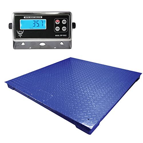 PEC TOOLS FS Series Professional Grade Steel Floor Scale - Heavy-Duty ...