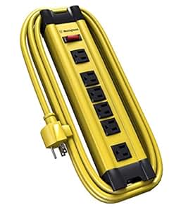 Amazon.com: Stanley 31608 ShopMax 6-Outlet Metal Power Strip: Home ...