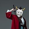 Halloween Samurai Mask Japanese Samurai Mask Ghost Samurai Latex Mask ...