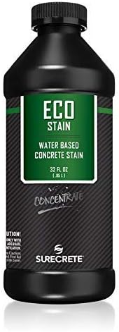 Surecrete EcoStain Water-Based Concrete Stain - 32 Ounce Concentrate ...