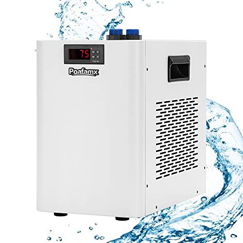 Poafamx Aquarium Chiller 42Gal Hydroponics Water Chiller 1/10 HP for ...