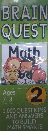 Brain Quest 2nd Grade Math Q&A Cards: 1000 Questions and Answers to ...