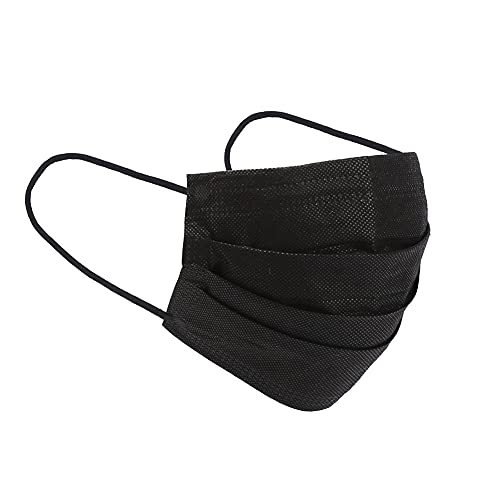 SfAVEreak Black Disposable Face Masks Individually Wrapped 50Pcs ...