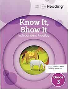 HMH: Into Reading - Know It, Show It (Independent Practice Workbook) Grade 3: 9781328453242 ...