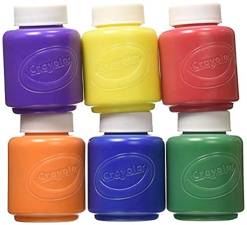 Crayola Sidewalk Chalk 16 Count and Crayola Washable Kids Paint ...