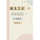 M.A.S.H. Activity Book: Mash Paper Game Book, Large Mash Game Notepad ...