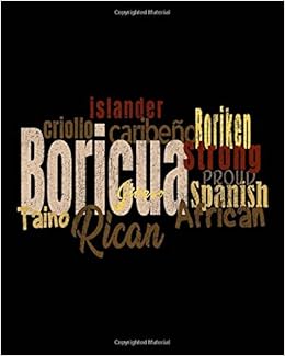 Yo Soy Boricua Taino African Spanish Rican: Puerto Rico Notebook ...