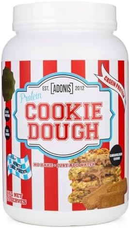 Adonis Protein Cookie Dough Caramelised Cookie 1kg (Caramelised Cookie ...