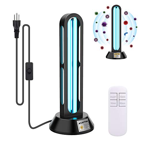 FiGoal Ultraviolet Germicidal UV Lamp 110V 36W Sterilization with Three ...