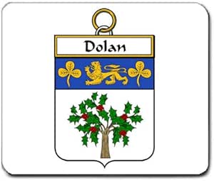 Amazon.com: Dolan or ODolan Family Crest Coat of Arms Mouse Pad ...