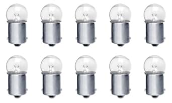 CEC Industries #89 Bulbs, 13 V, 7.54 W, BA15s Base, G-6 shape (Box of ...