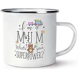 I'm a Mum, What's Your Superpower? Porcelain Mug | Gifts for Mums ...