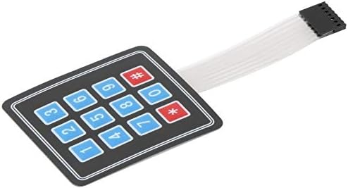 Keypad 4 x 3 Matrix Array 12 Key Membrane Switch Keyboard for Arduino AVR raspberry pi price in ...