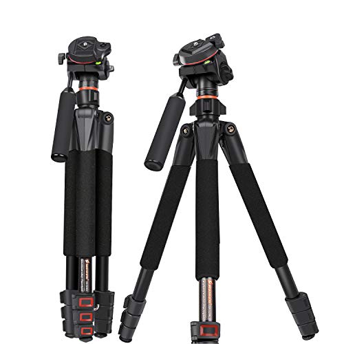 Besnfoto Camera Tripod for DSLR SLR Aluminium Travel Portable ...