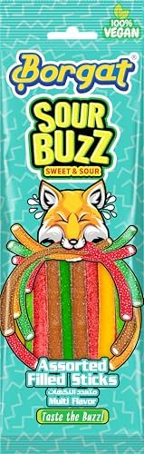 سعر Borgat Sour Buzz Multi Flavor Candy Sticks in Bag 170 g فى السعودية ...